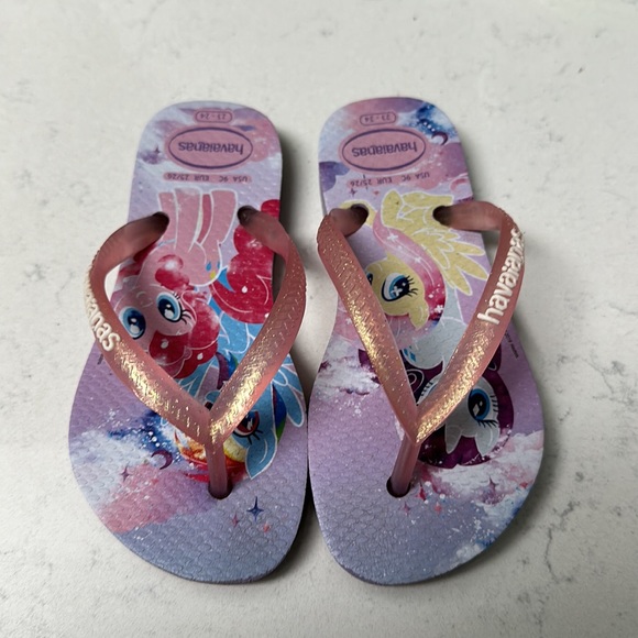 Havaianas | Shoes | My Little Pony Havaianas Flip Flopspink Glitter ...